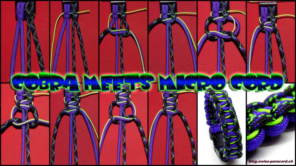 Cobra Meets Micro Cord Tutorial | Swiss Paracord GmbH