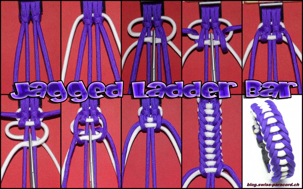 Jagged Ladder Bar Tutorial | Swiss Paracord GmbH