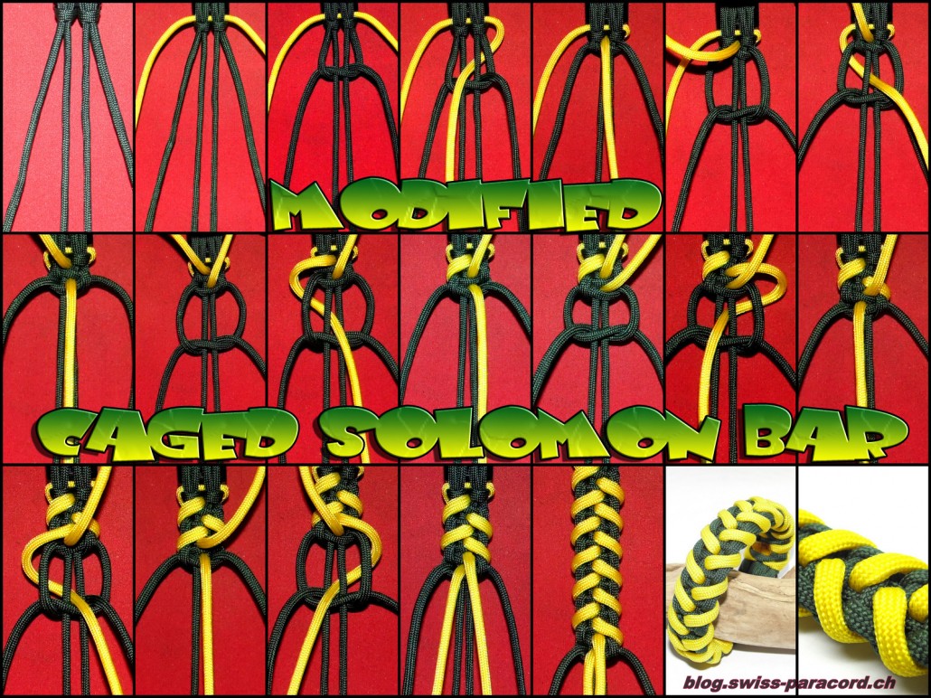 Modified Caged Solomon Bar Tutorial | Swiss Paracord GmbH