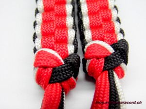 Lanyard in den Farben des Berner Mutz | Swiss Paracord GmbH