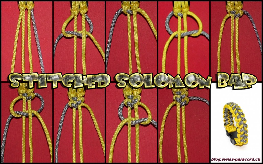 Stitched Solomon Bar Armband | Swiss Paracord GmbH