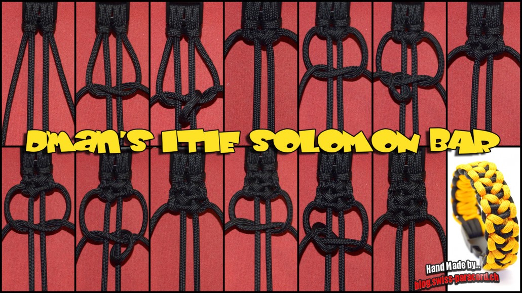Dman's ITie Solomon Bar und Tutorial | Swiss Paracord GmbH