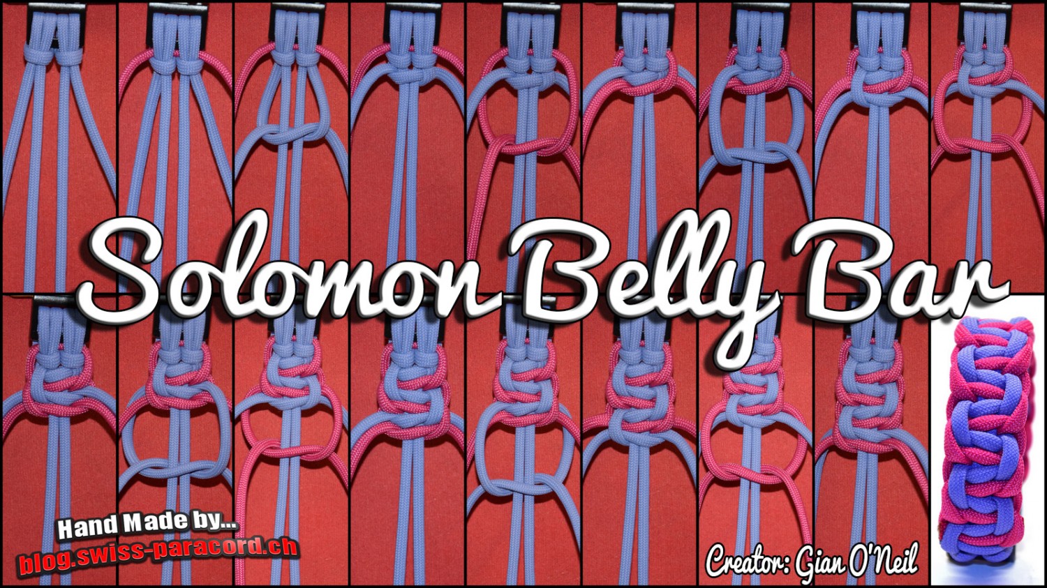 Solomon Belly Bar und Tutorial | Swiss Paracord GmbH