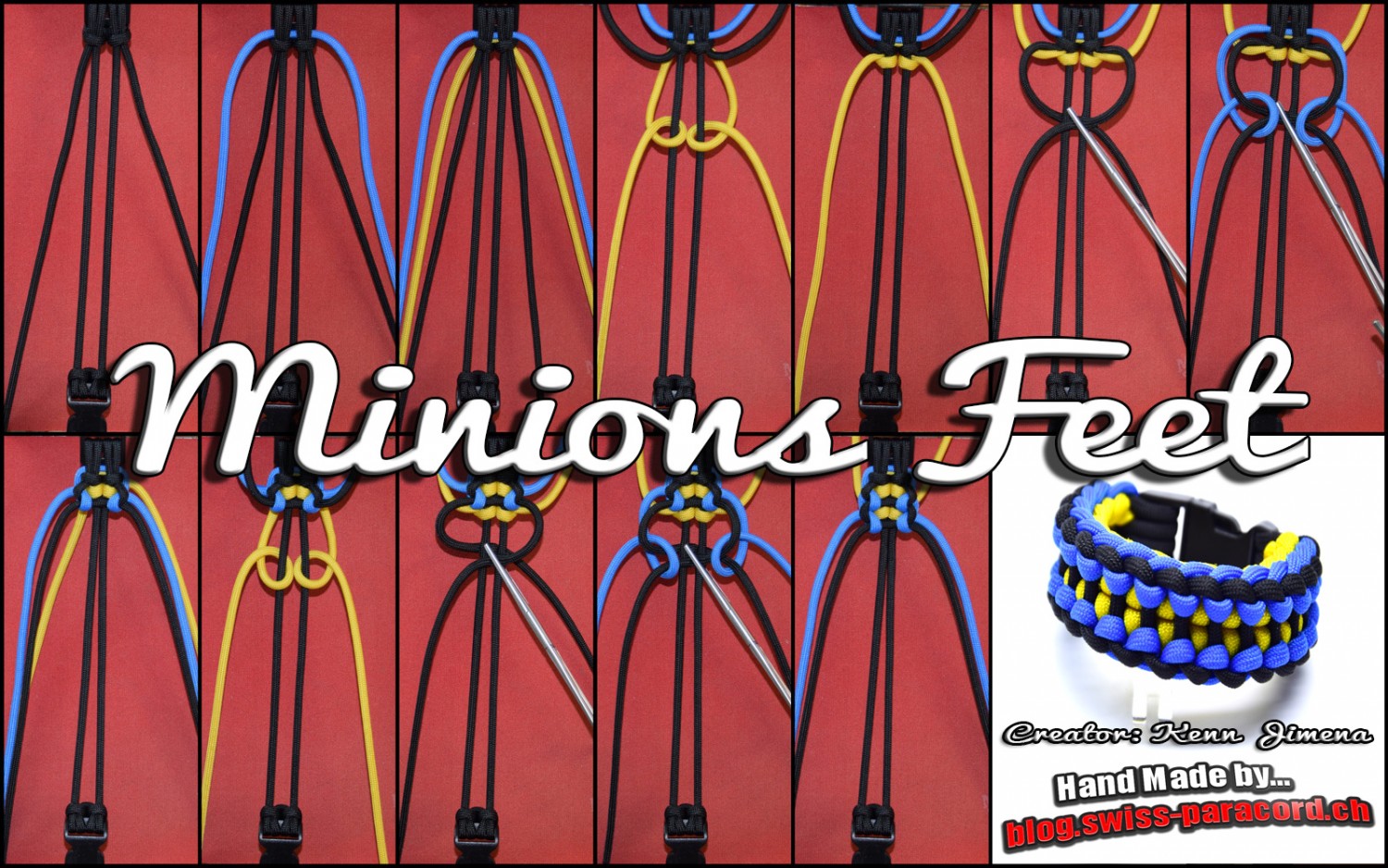 Minions Feet und Tutorial | Swiss Paracord GmbH