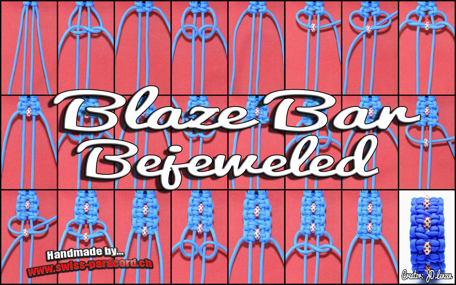 Blaze Bar Bejeweled Tutorial | Swiss Paracord GmbH