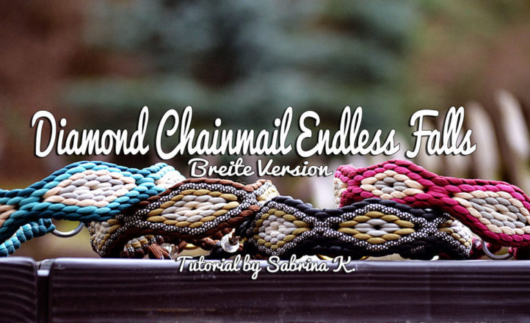 Diamond Chainmail Endless Falls - Breite Version | Swiss Paracord GmbH
